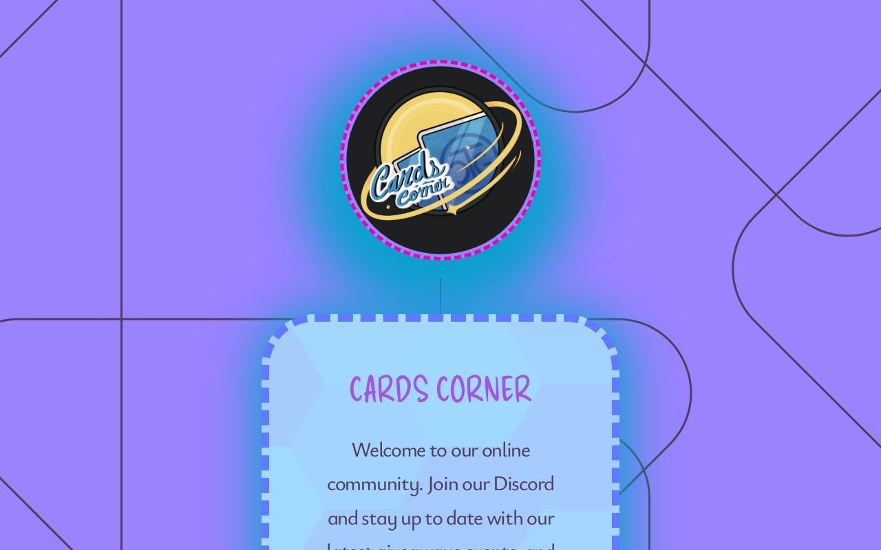Cards corner